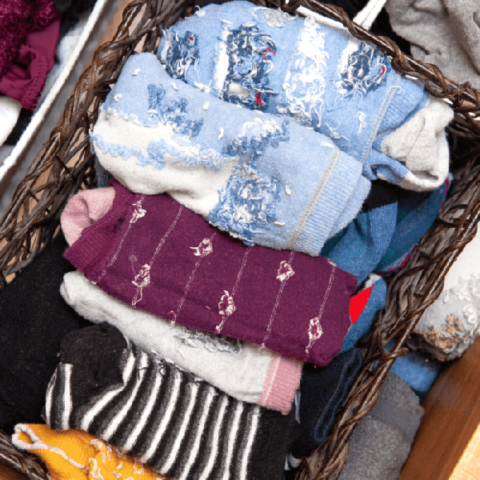 How To Organize and Repurpose Your Socks - Just Jill