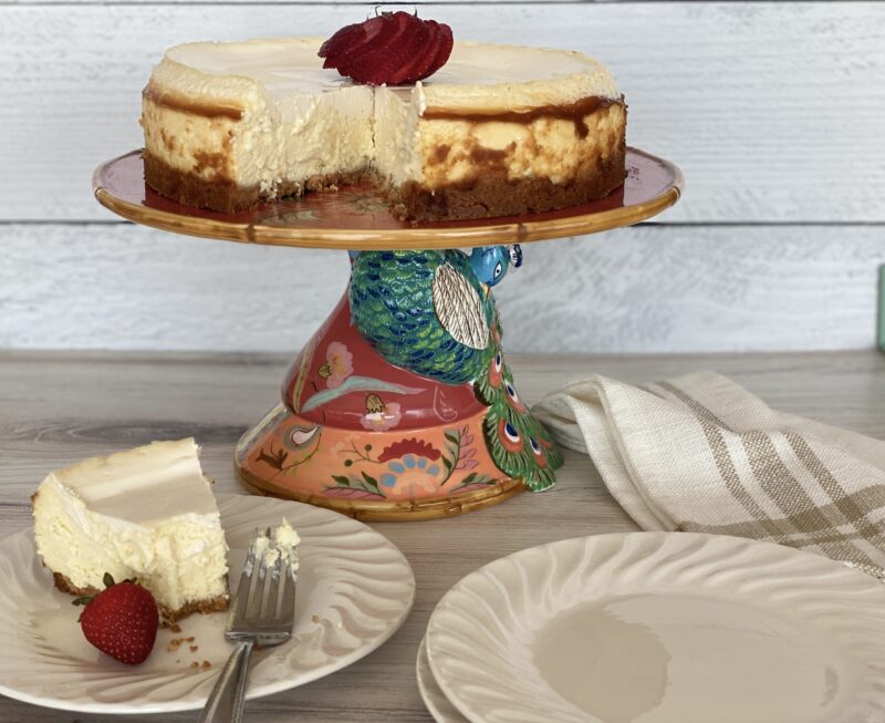 Creamy And Delicious Baked Cheesecake - Just Jill