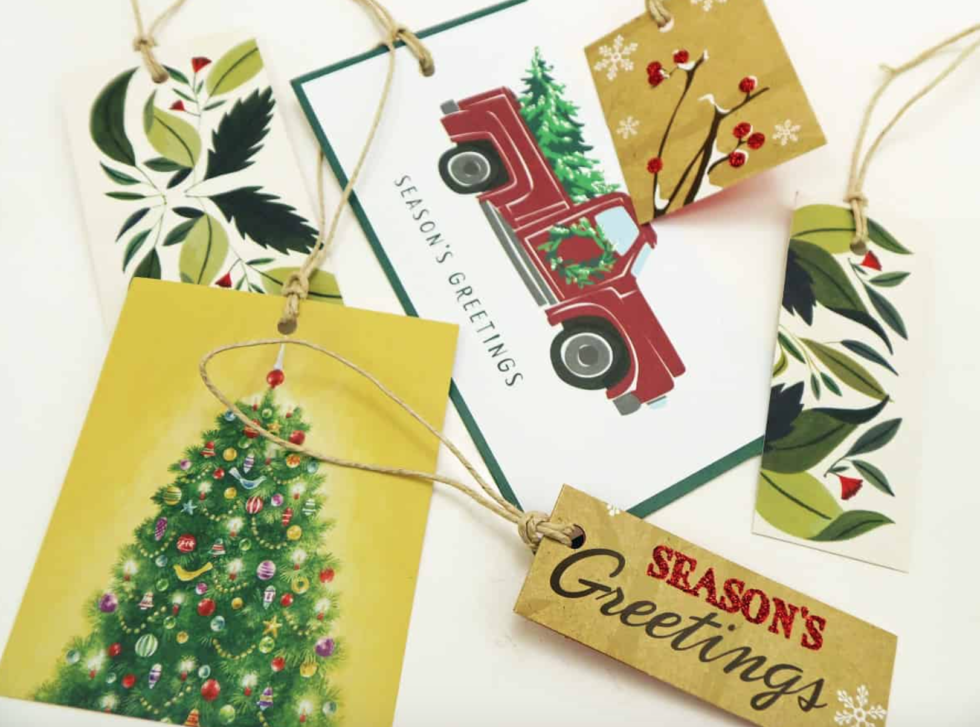 Fun and Simple Ways to Reuse Your Christmas Cards - Just Jill