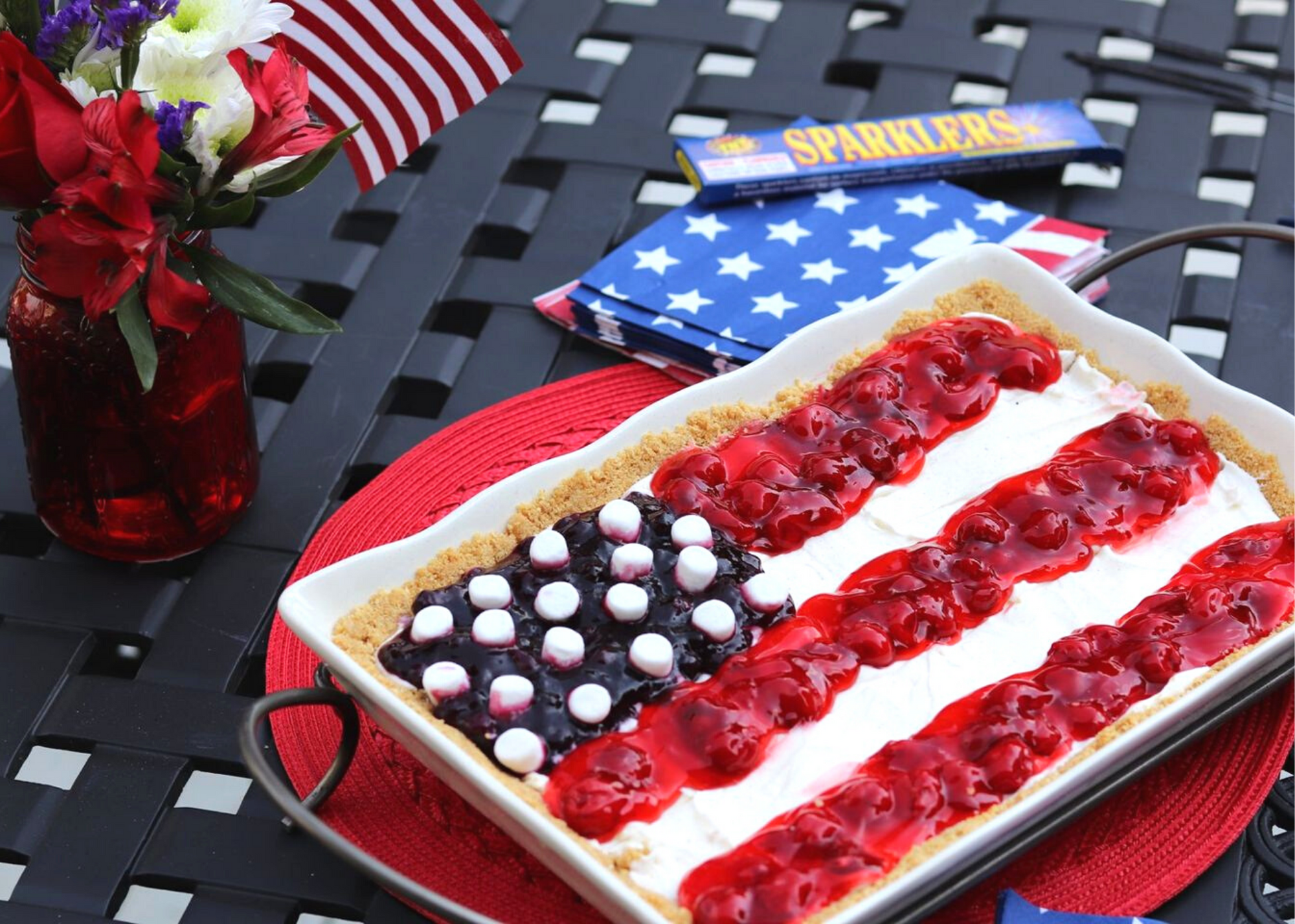 How to Make My Festive Patriotic Cake - Just Jill
