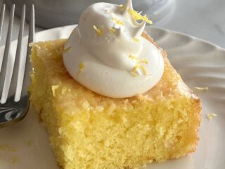 The Best Lemon Poke Cake Recipe (And Easy Too!) - Just Jill