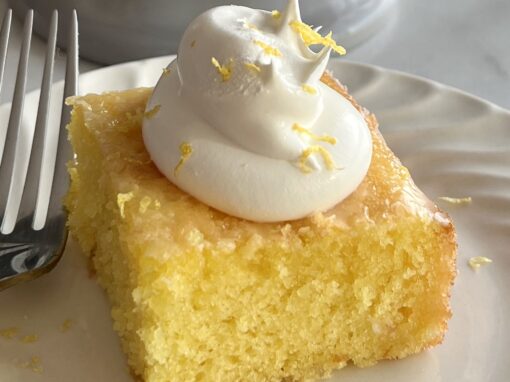 The Best Lemon Poke Cake Recipe (And Easy Too!) - Just Jill