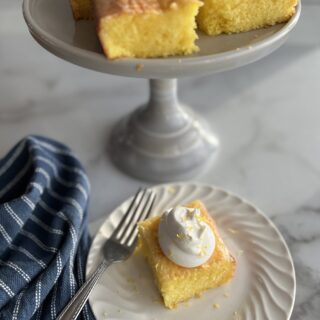The Best Lemon Poke Cake Recipe (And Easy Too!) - Just Jill
