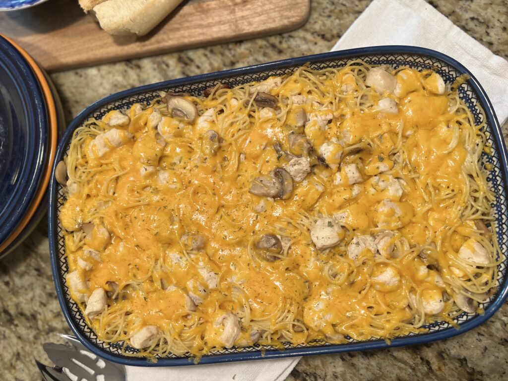 Easy And Tasty Tetrazzini Casserole - Just Jill