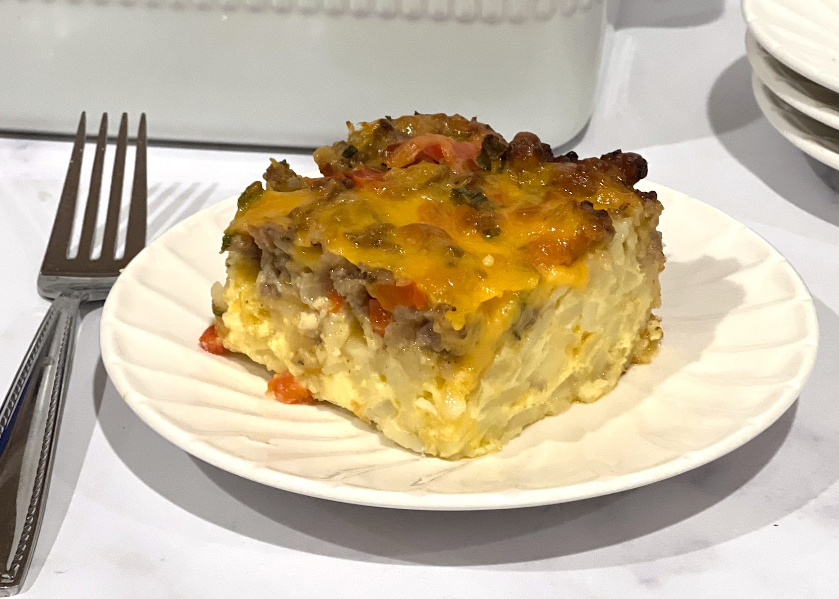 My Loaded Breakfast Casserole That's Super Easy to Make