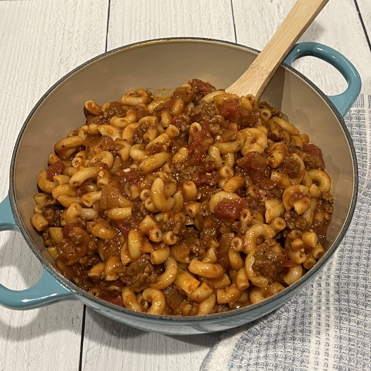 Beef Macaroni Goulash Soup- Just Jill